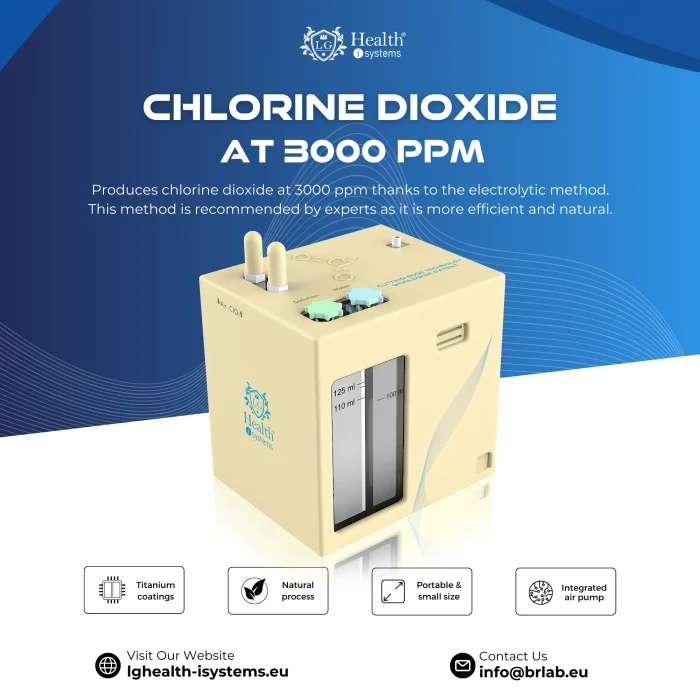 Generatore elettrolitico di biossido di cloro CDS a 3000 ppm