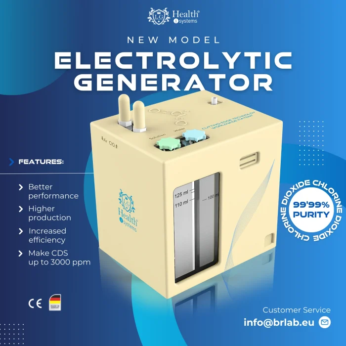 Generatore elettrolitico di biossido di cloro CDS a 3000 ppm